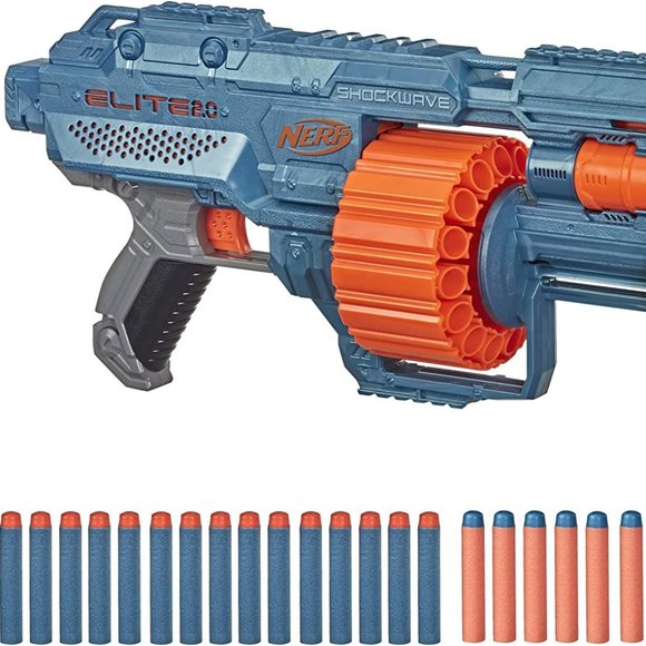 Nerf | Toys | Nerf Elite 2 Shockwave Rd5 Blaster Brand New In Box Toy ...